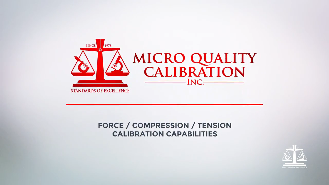 Video: Force, Compression, Tension Calibration | Micro Quality Calibration