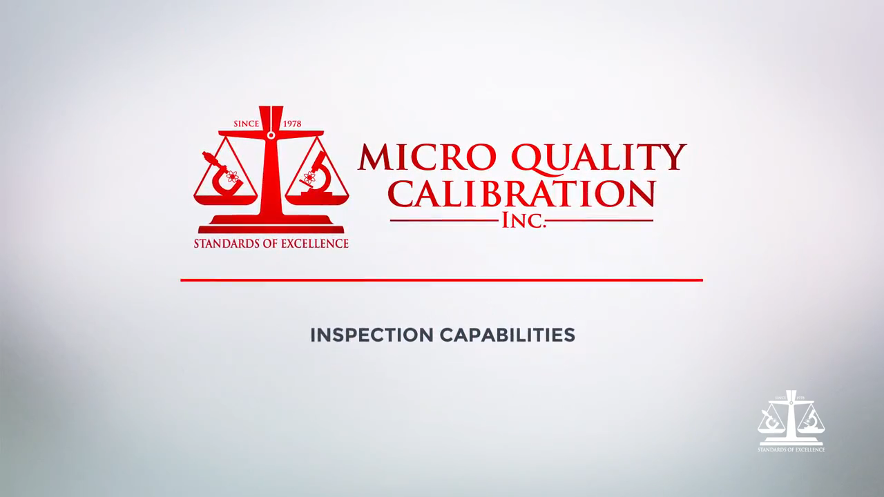 Video: Inspection Capabilities | Micro Quality Calibration