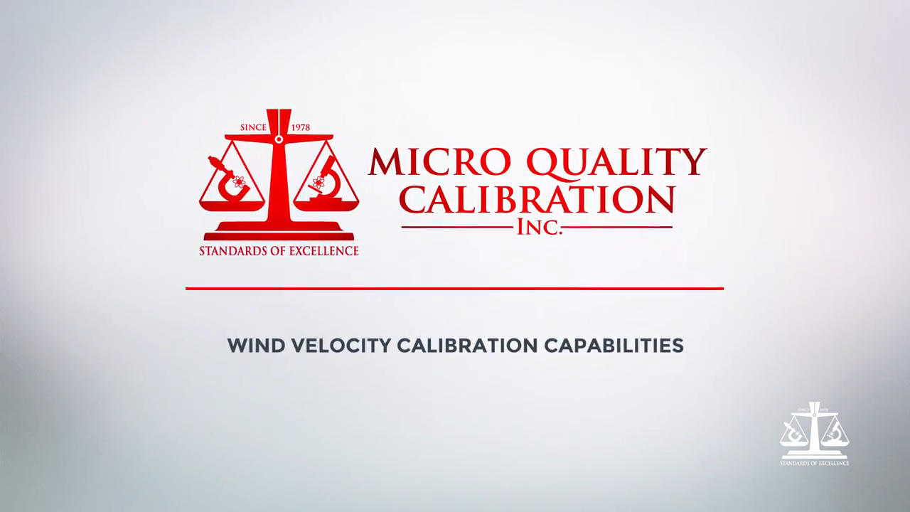 Video: Wind Velocity Calibration Capabilities | Micro Quality Calibration